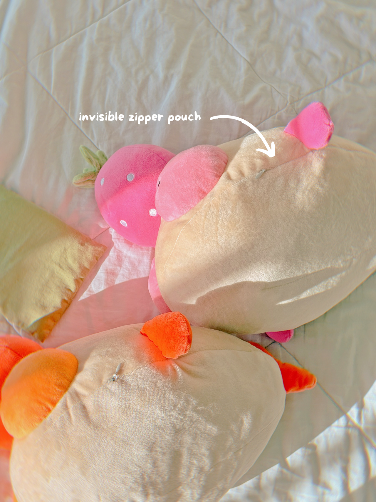 Strawberry Maxine Heatable Plush – Uncomfy Co.